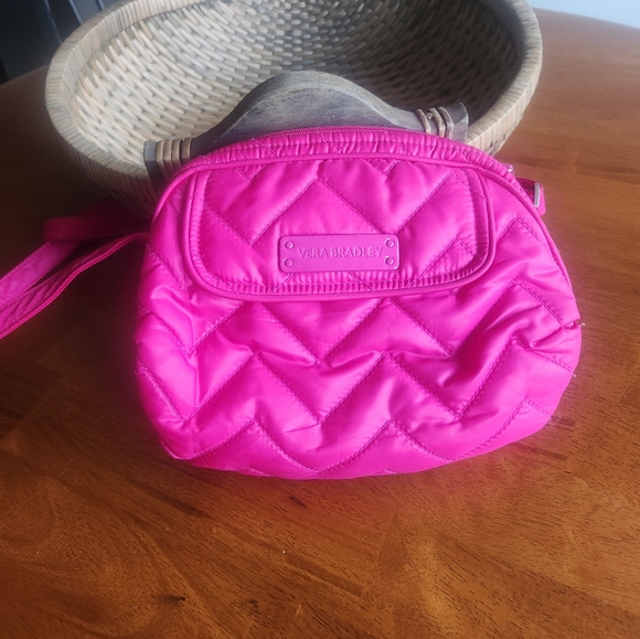 Vera Bradley | Bags | Vera Bradley Pink Quilted Crossbody Bag | Poshmark